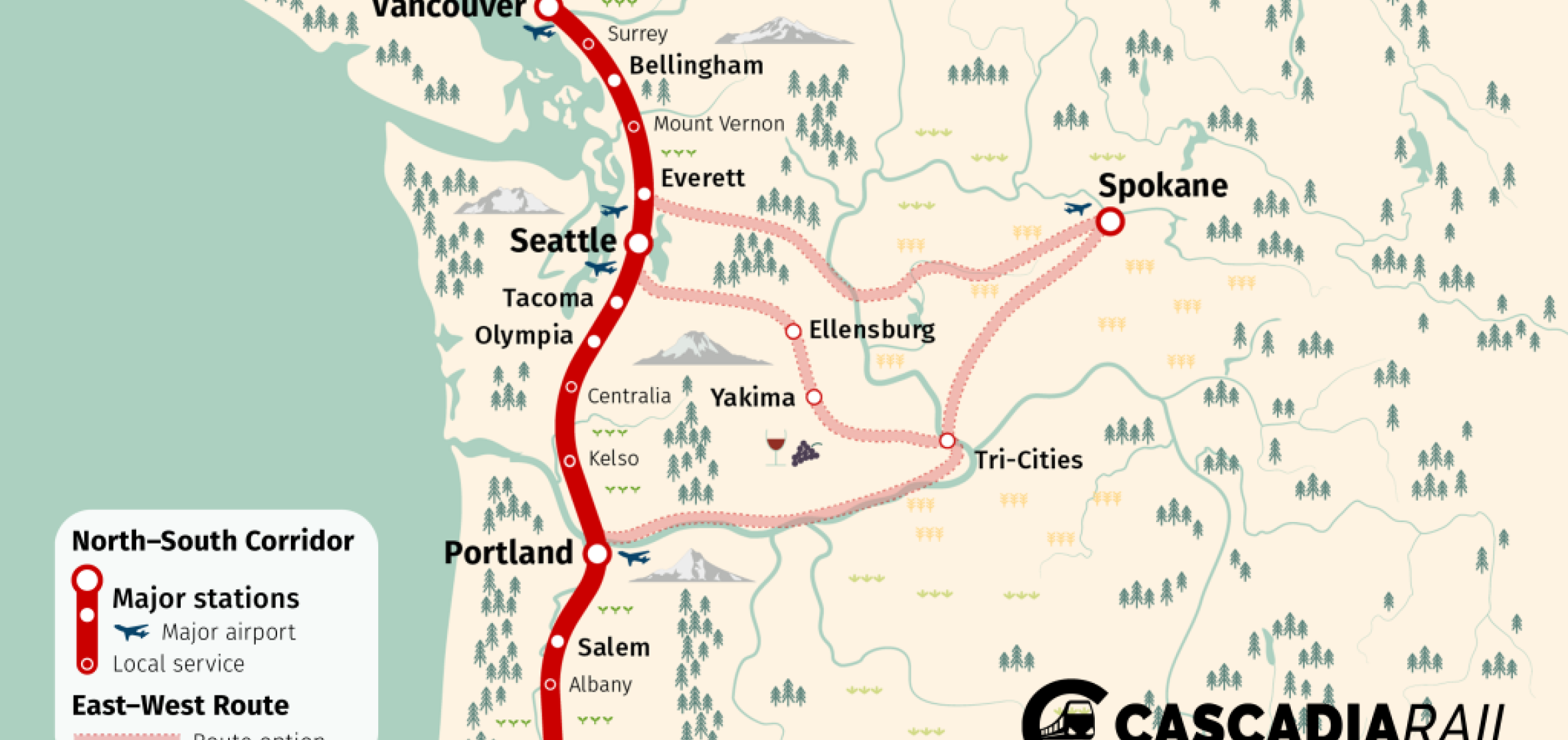 Cascadia high speed rail gets federal funds, Seattle housing market a ...